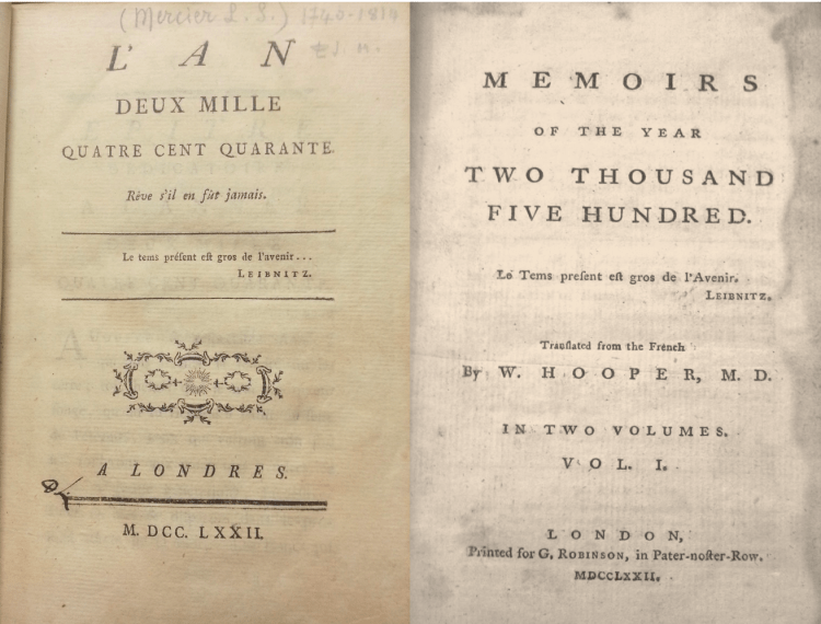 Translating Mercier in the Atlantic World: Avengers of the Future, Past ...